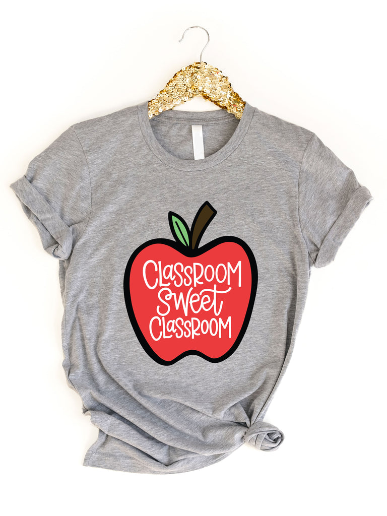Classroom Sweet Classroom Graphic Tee – Tickled Teal LLC