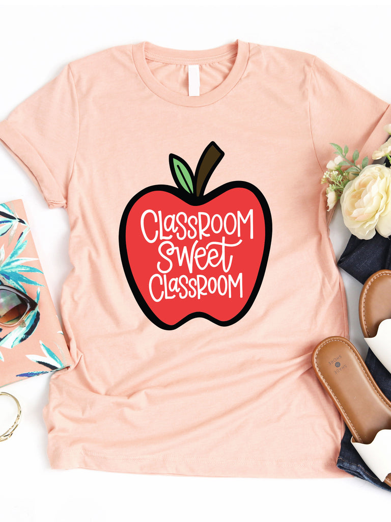 Classroom Sweet Classroom Graphic Tee – Tickled Teal LLC