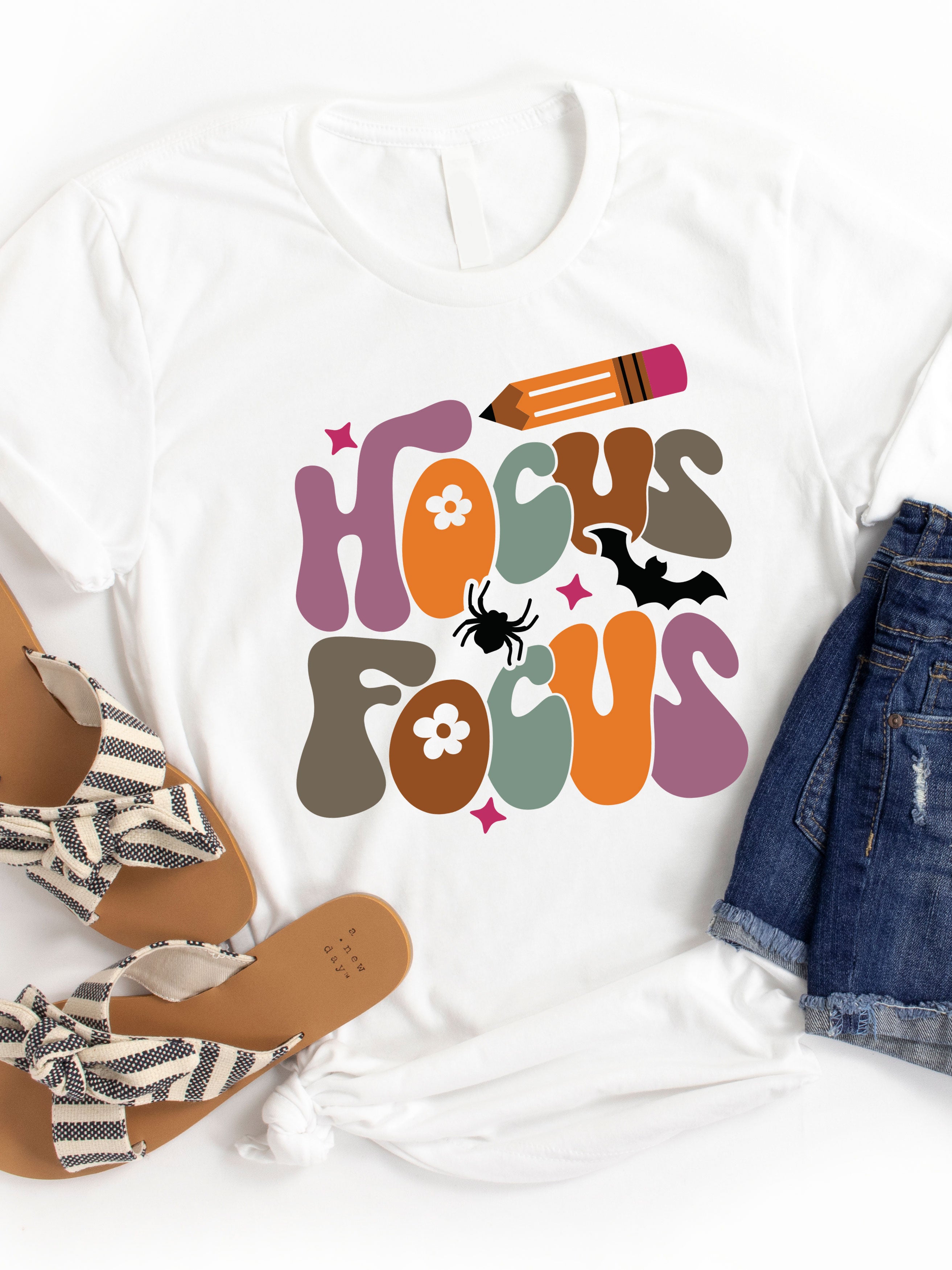 Hocus Focus Graphic Tee – Tickled Teal LLC