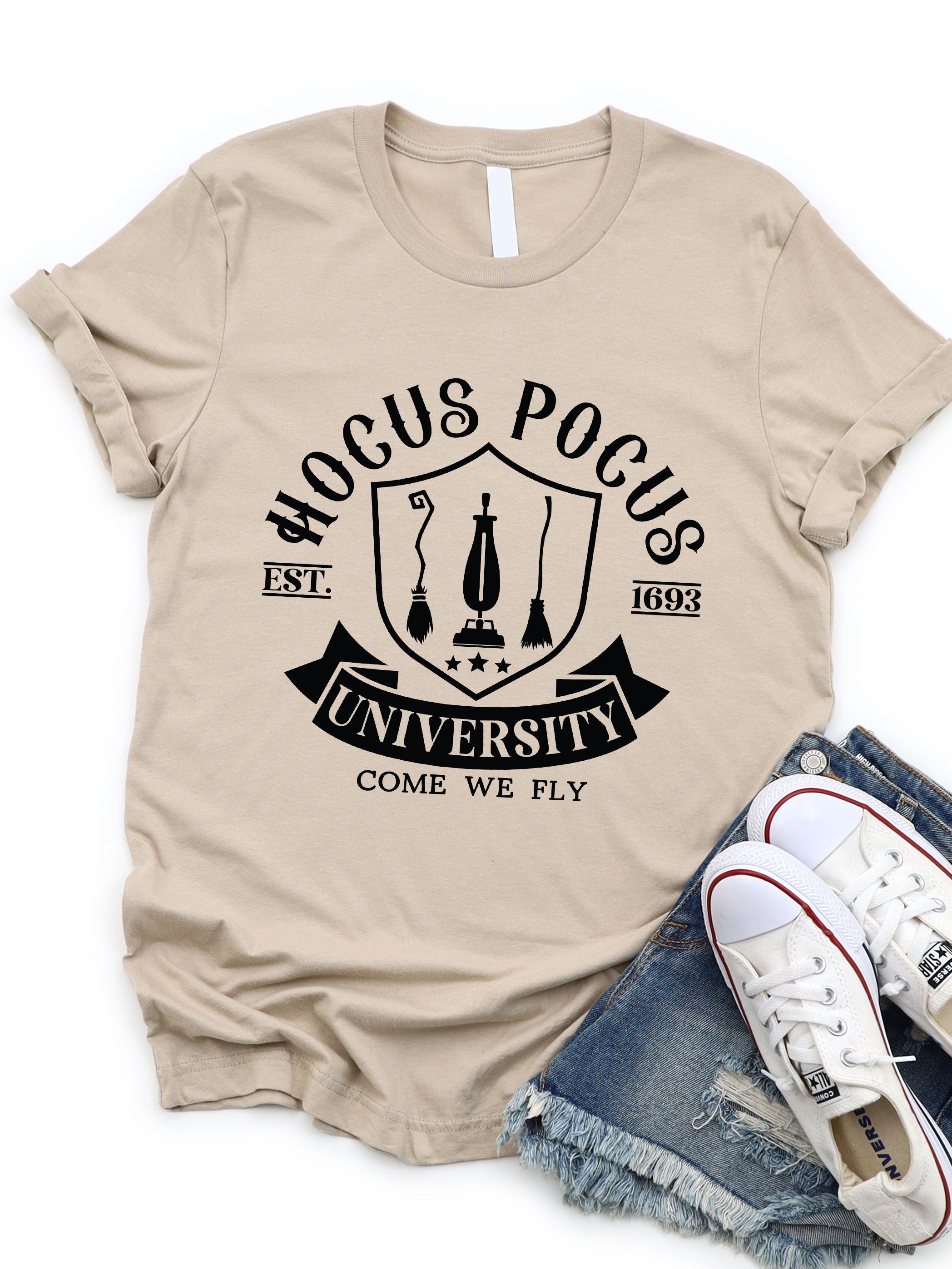 Hocus Pocus University Graphic Tee – Tickled Teal LLC