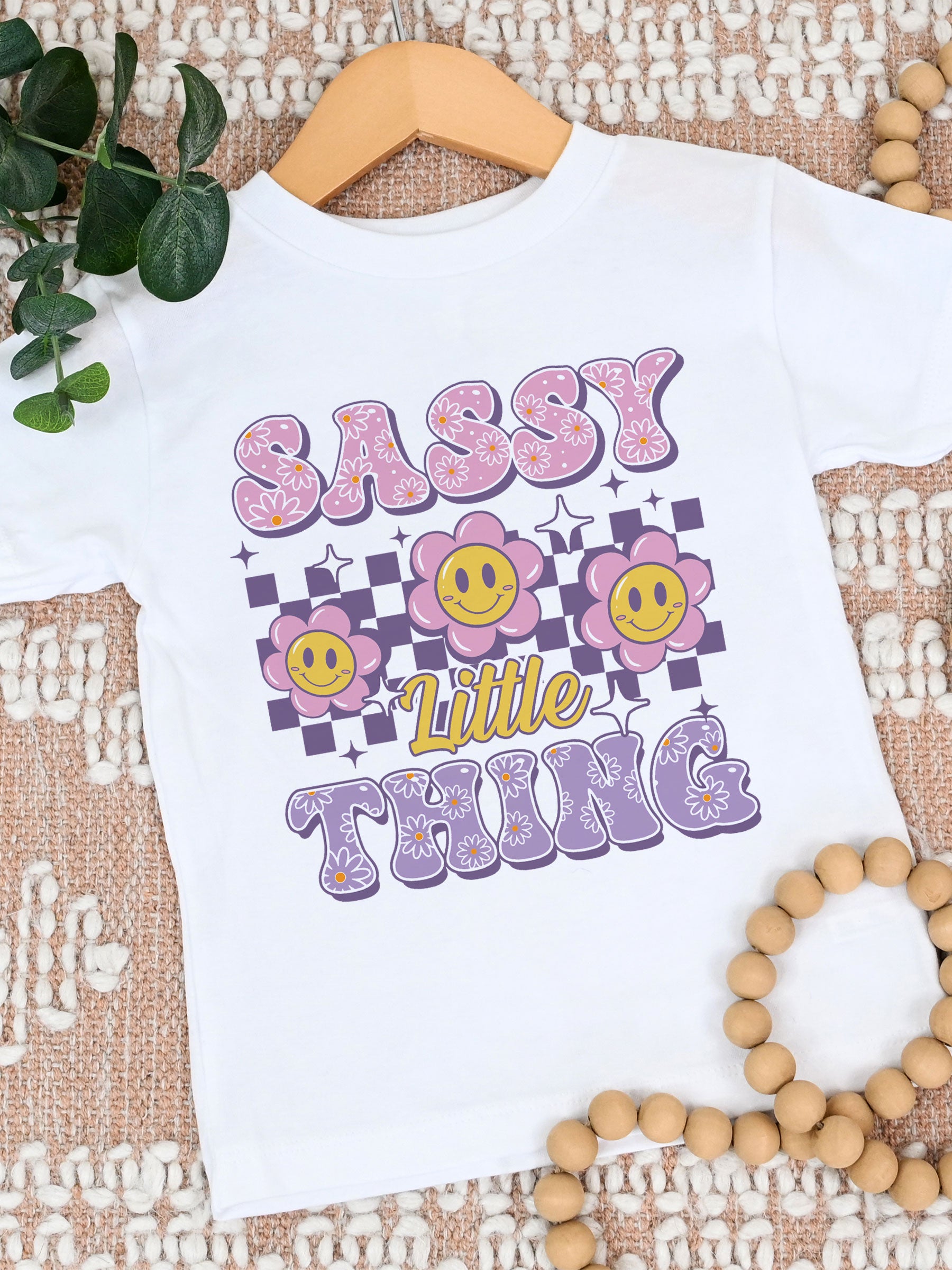 Sassy Little Thing Kids Graphic Tee – Tickled Teal LLC