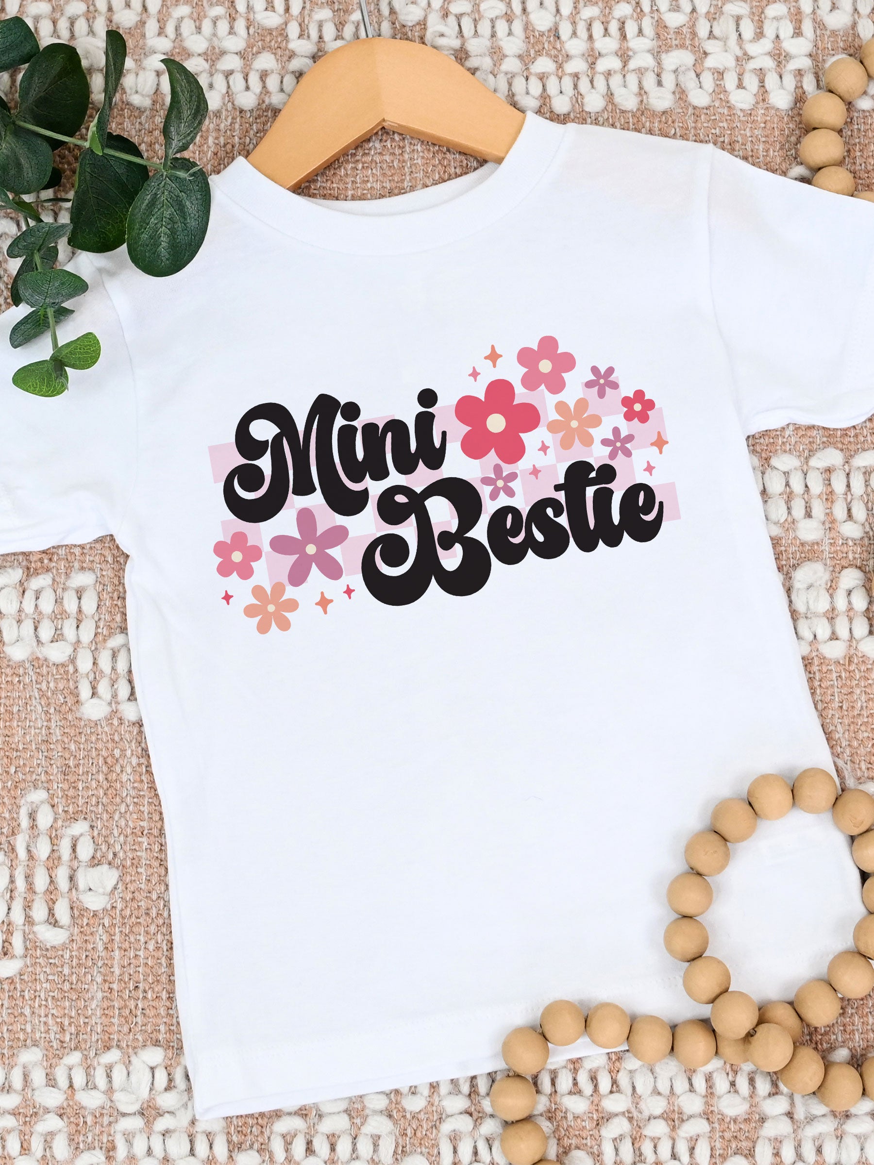 Mini Bestie Kids Graphic Tee – Tickled Teal LLC