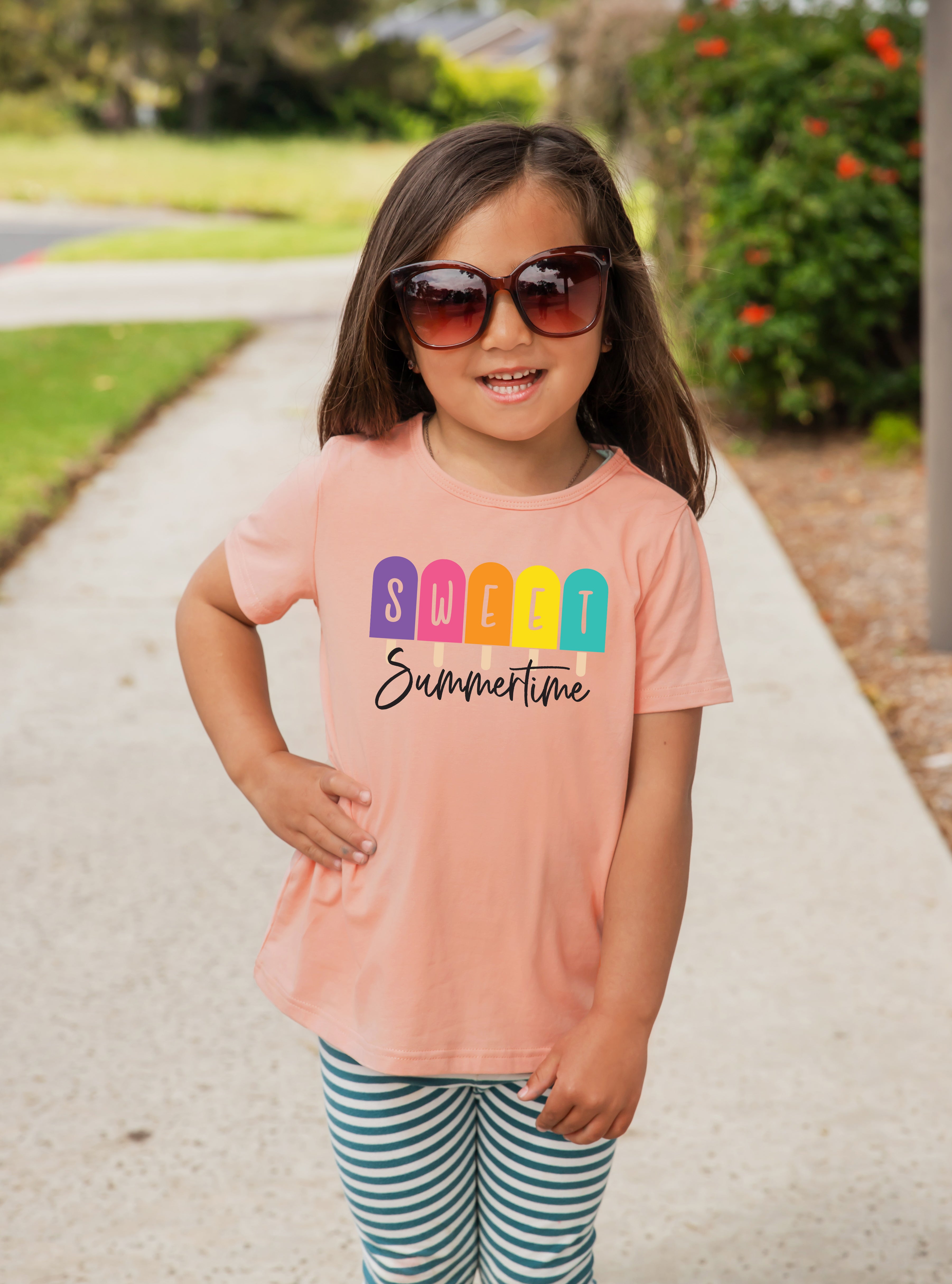Sweet Summer Kids Graphic Tee – Tickled Teal LLC